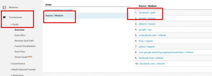 How to Track Facebook Conversions in Google Analytics