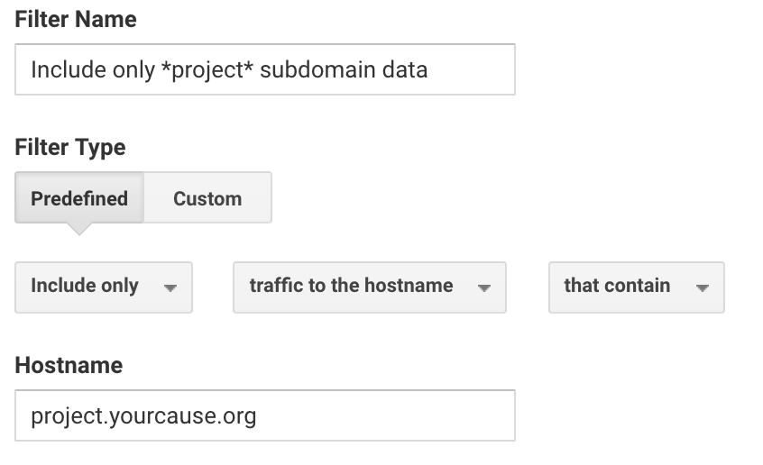 How to filter out a subdomain or subdirectory in Google Analytics